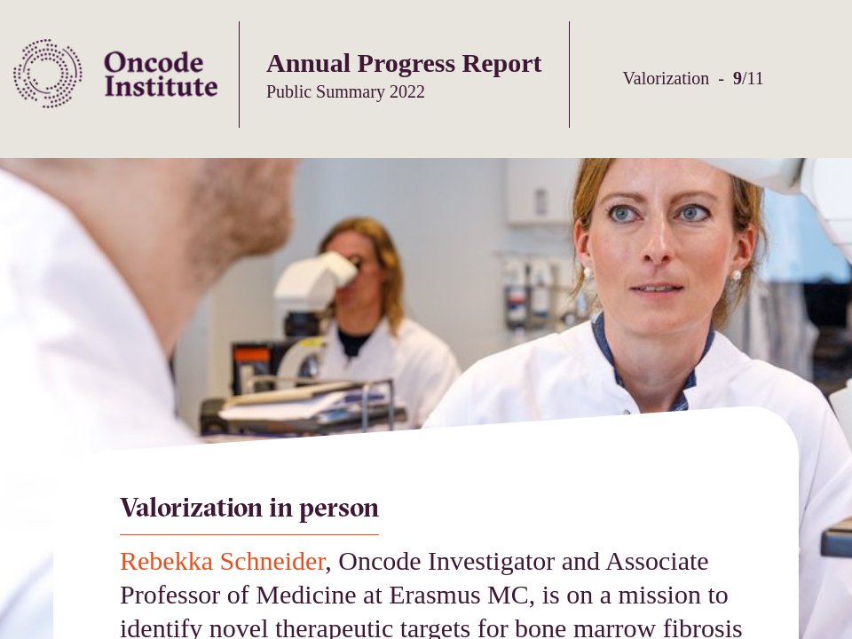 Valorization in person - Annual Progress Report 2022